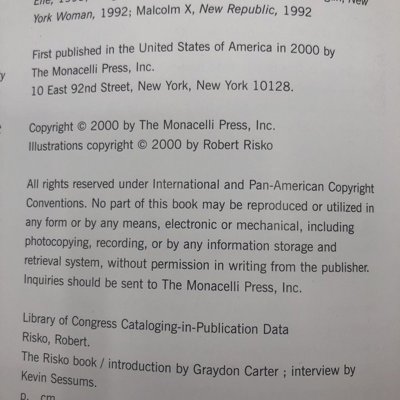 Accents | Risko Book Monacelli Press Graydon Carter 200 Caricaturist ...